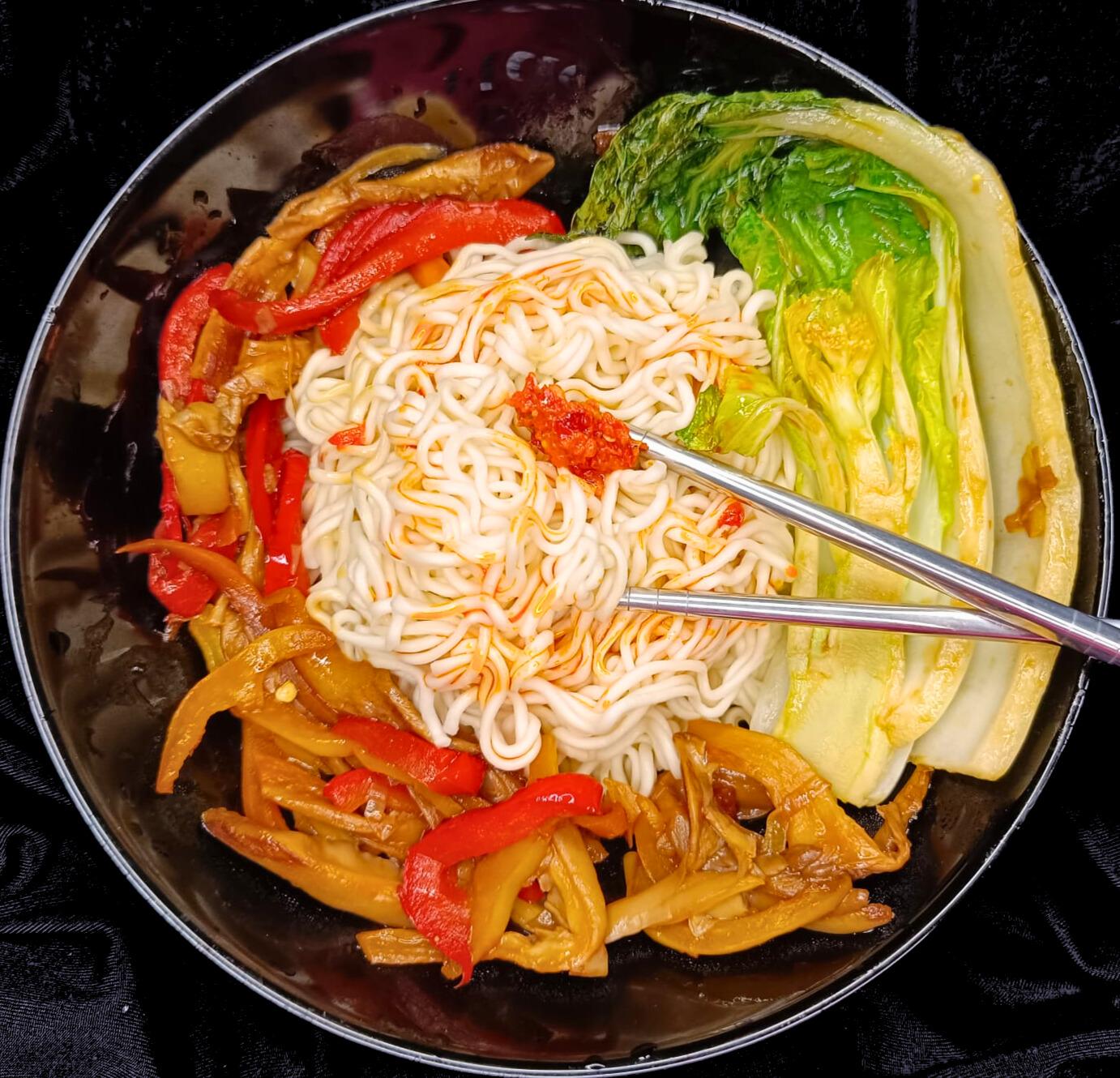 Wok cu bok choy și legume • Sasha Cuisine